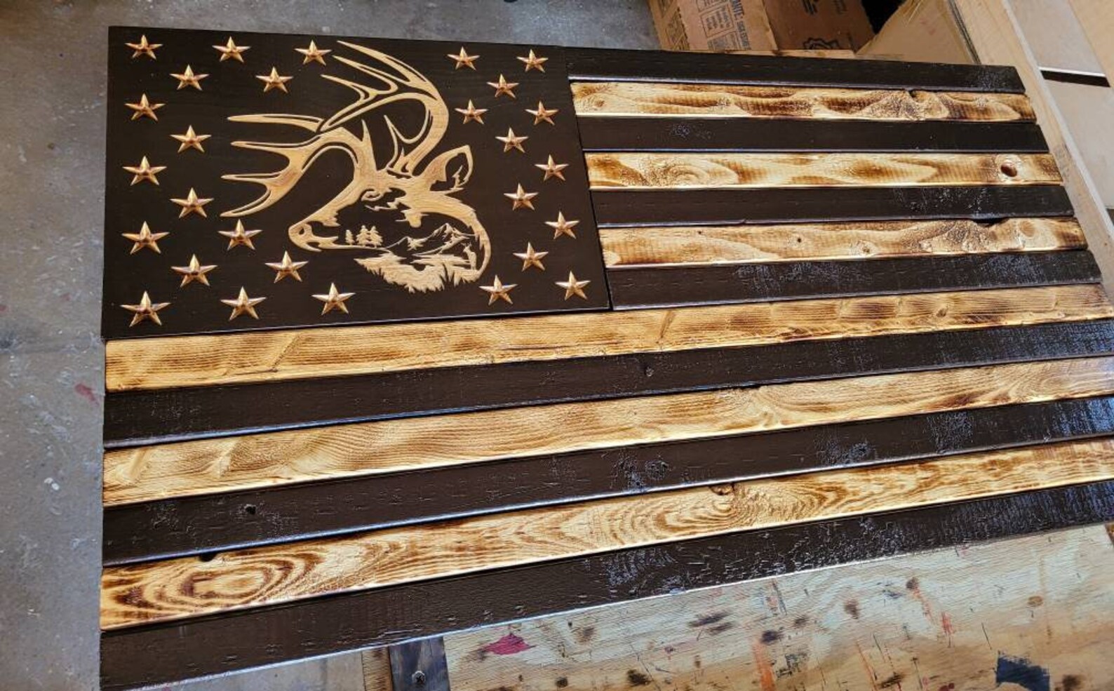 USA/ Rustic Flag/ Farmhouse/ American Flag/ Wood Sign/ Wooden - Etsy