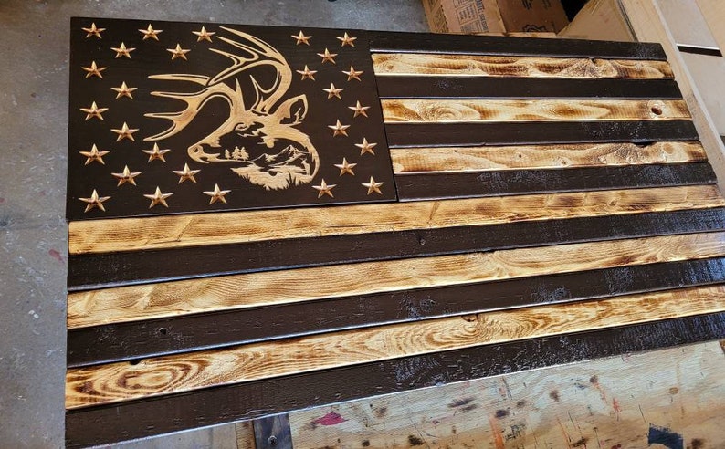 USA/ Rustic Flag/ Farmhouse/ American Flag/ Wood Sign/ Wooden - Etsy