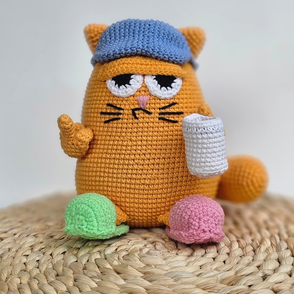 Crochet Grumpy Cat - Etsy