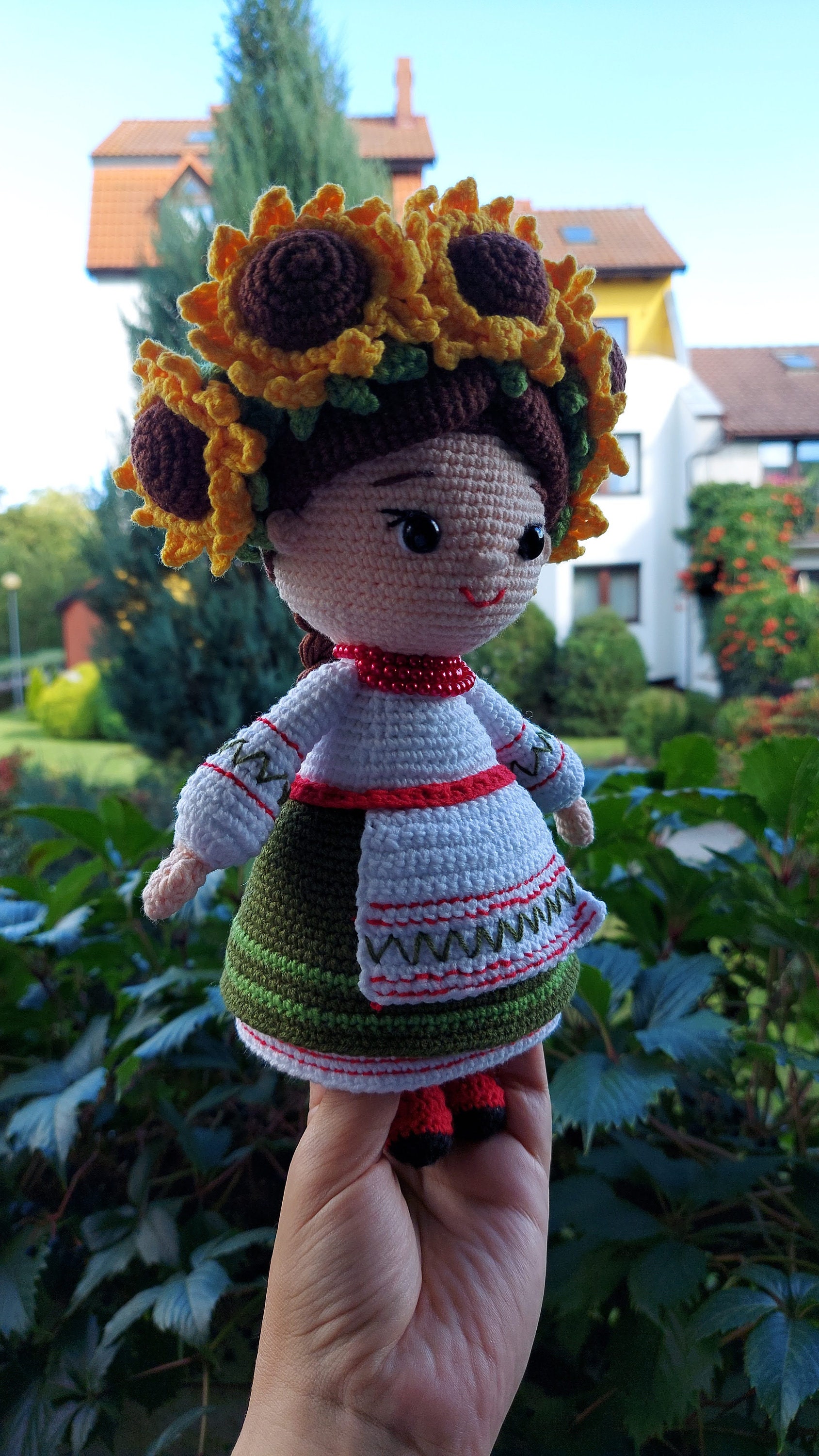 Crochet Ukrainian Girl, Ukrainian Doll, Ukrainian Souvenir - Etsy