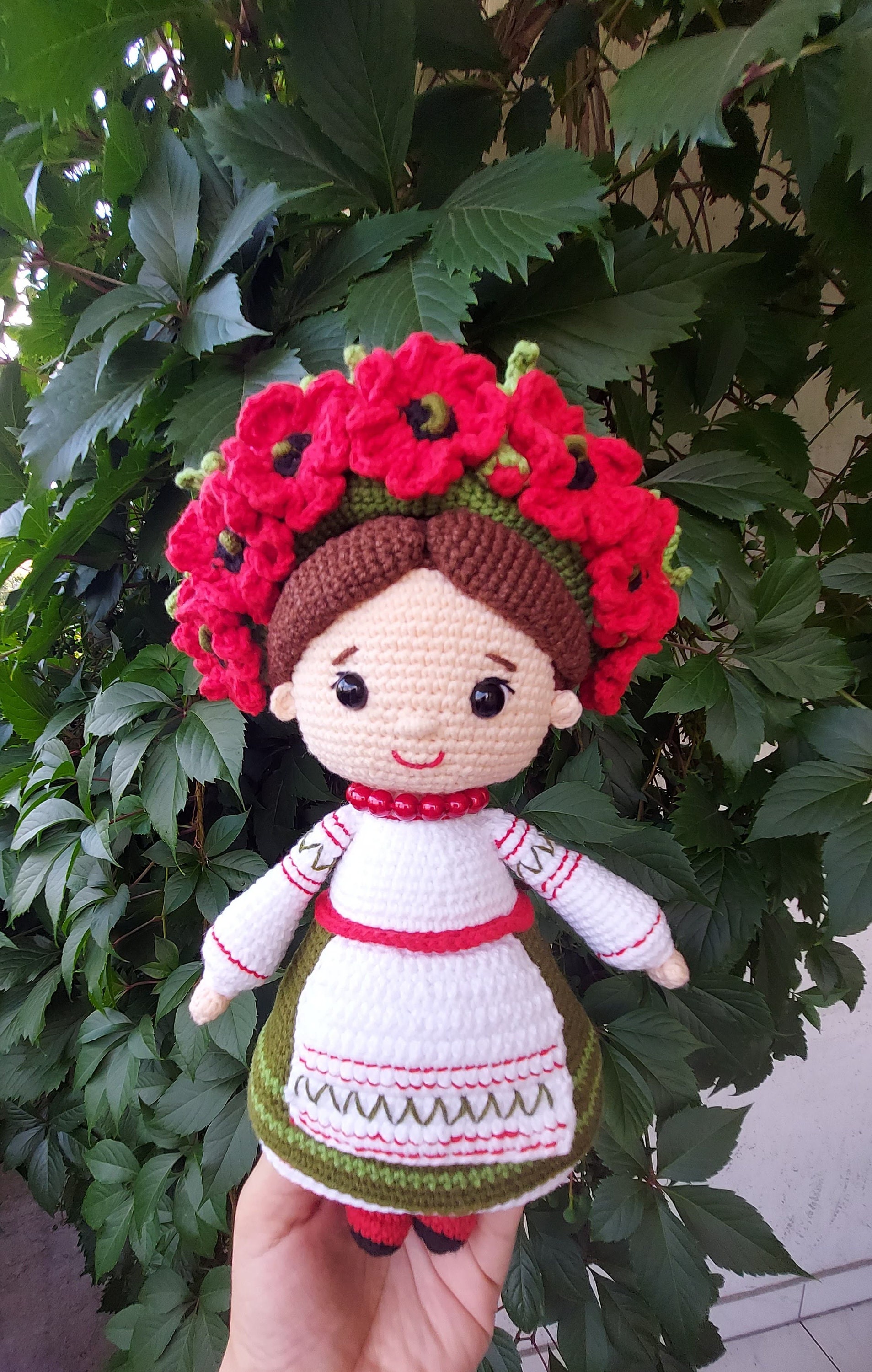 Crochet Ukrainian Girl, Ukrainian Doll, Ukrainian Souvenir - Etsy