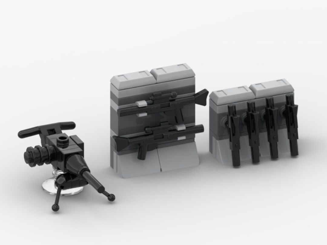 PDF Instructions for Gun Rack, Building Bricks Gun Rack, Star Wars Moc ...