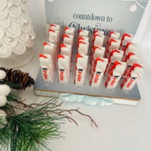 Wooden Kinder Advent Calendar, Countdown to Christmas Advent Calendar ...