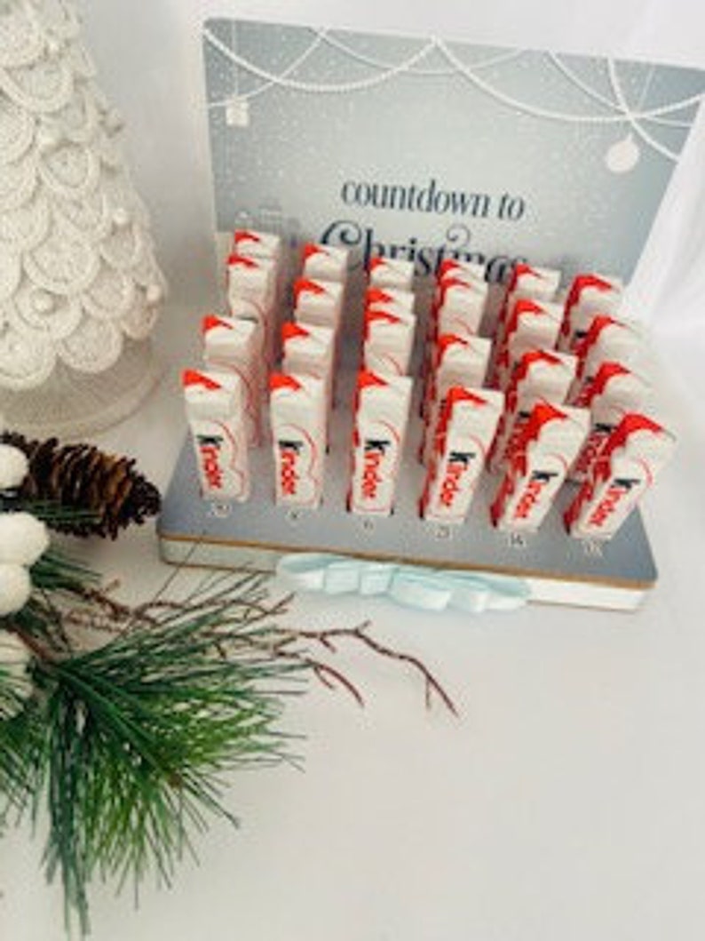 Wooden Kinder Advent Calendar, Countdown to Christmas Advent Calendar ...