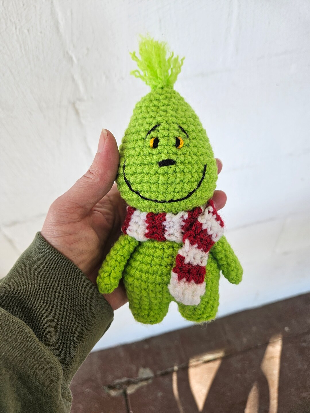 Stuffed Christmas Toy Grinch Plushie - Etsy