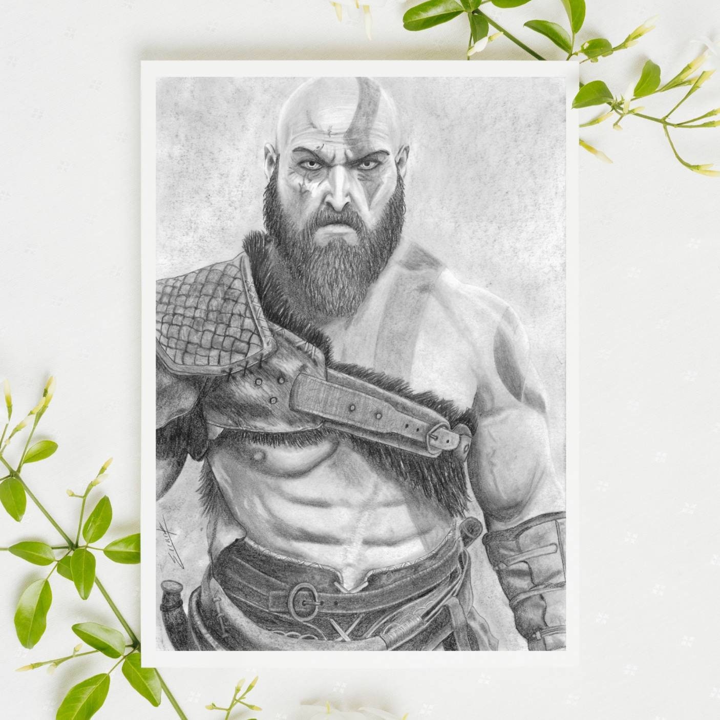 Kratos Coloring Pages