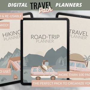 Digital Travel Bundle | Adventure Pack | Undated Digital Planner ...