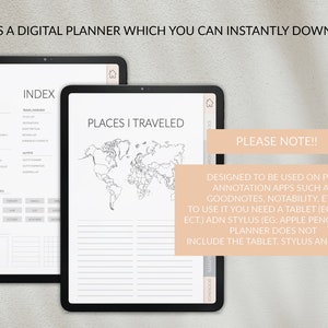 Digital Travel Planner Vacation Planner Travel Itinerary Trip Planner ...