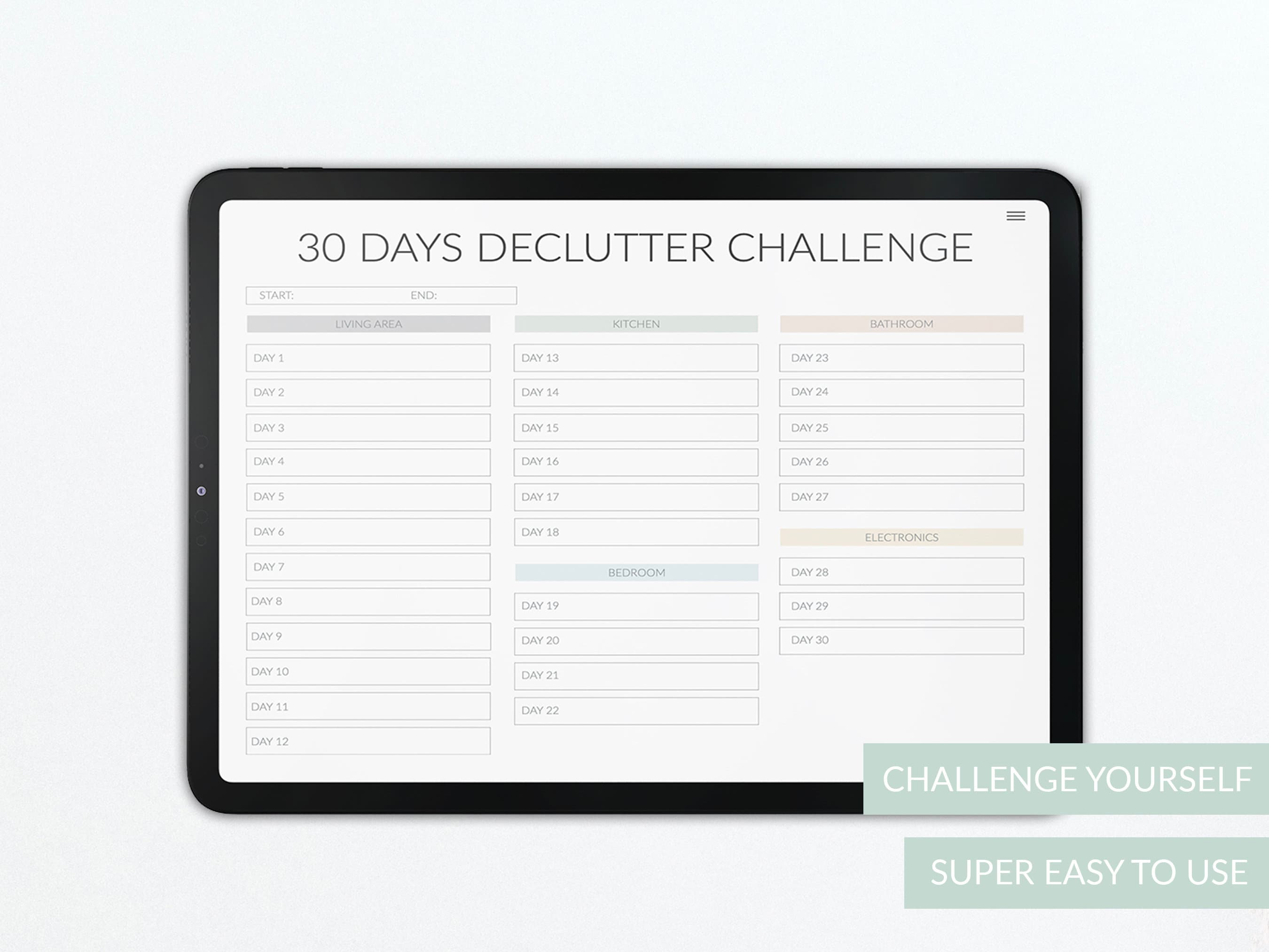 Digital Cleaning Planner Printable Journal Schedule - Etsy