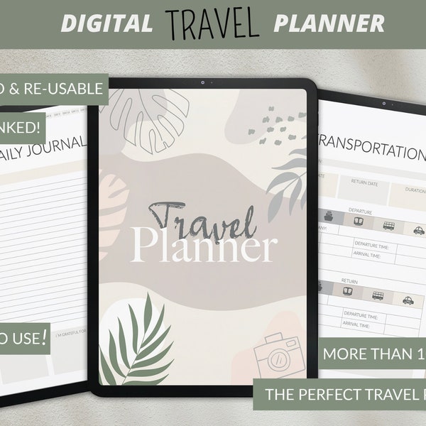 Travel Planner - Etsy