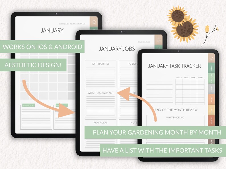 Digital Gardening Planner Landscaping Garden Journal Plant Log ...