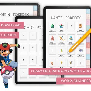 Digital Pokedex | Interactive Tracker & Organizer (PDF) - Etsy