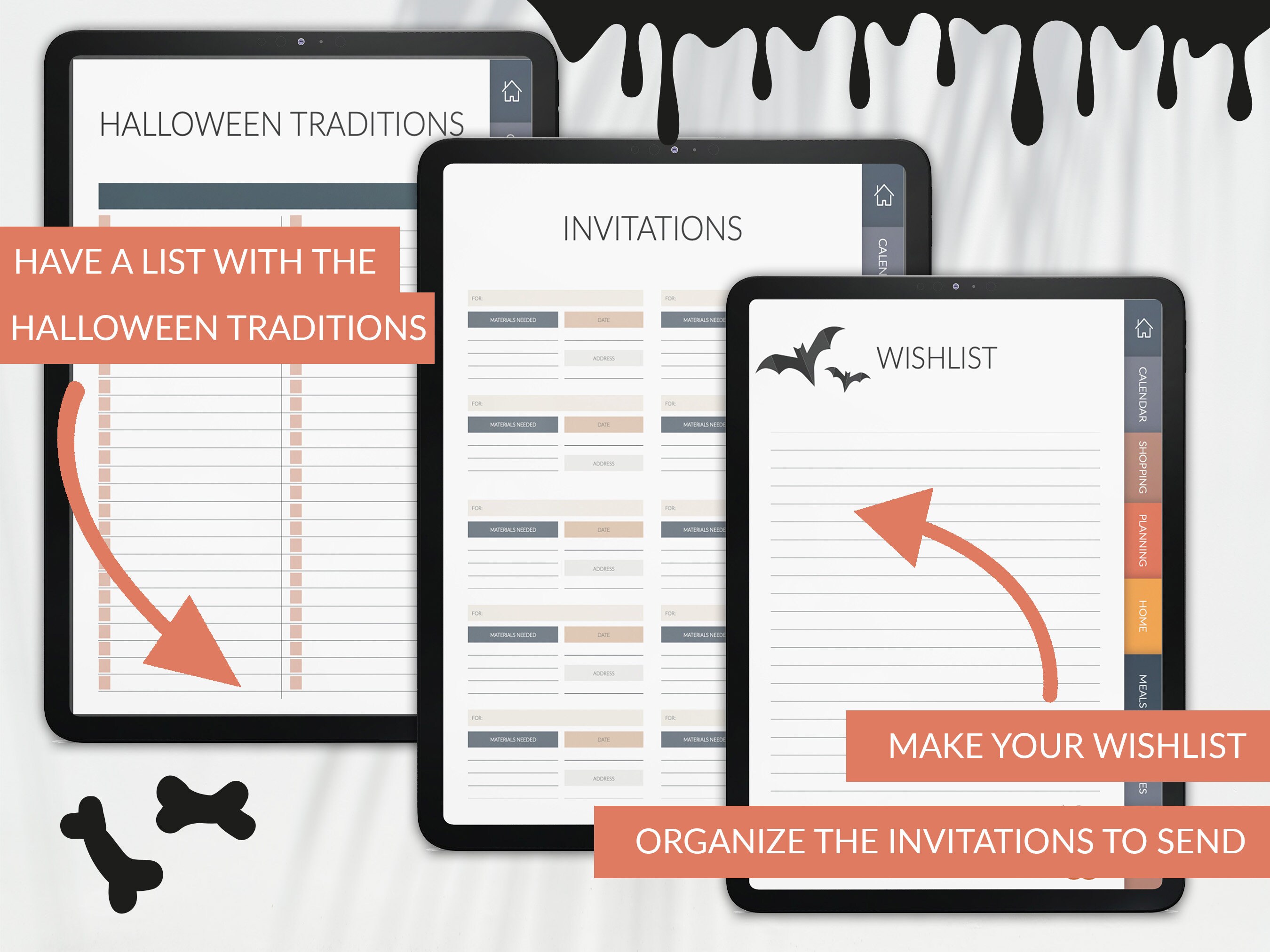 Halloween Planner | Holiday Planner | Halloween Schedule | Goodnotes ...