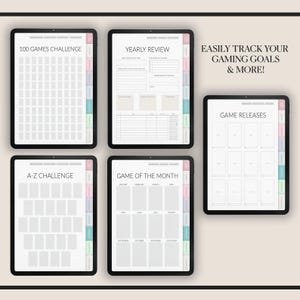 Gaming Journal + 500 Stickers | Cute Video Game Notebook | Gamer's ...