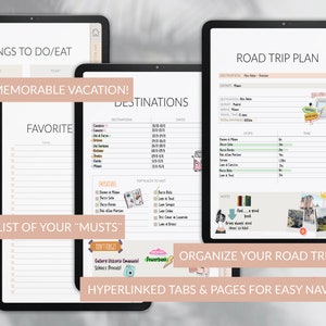 Digital Travel Bundle | Adventure Pack | Undated Digital Planner ...