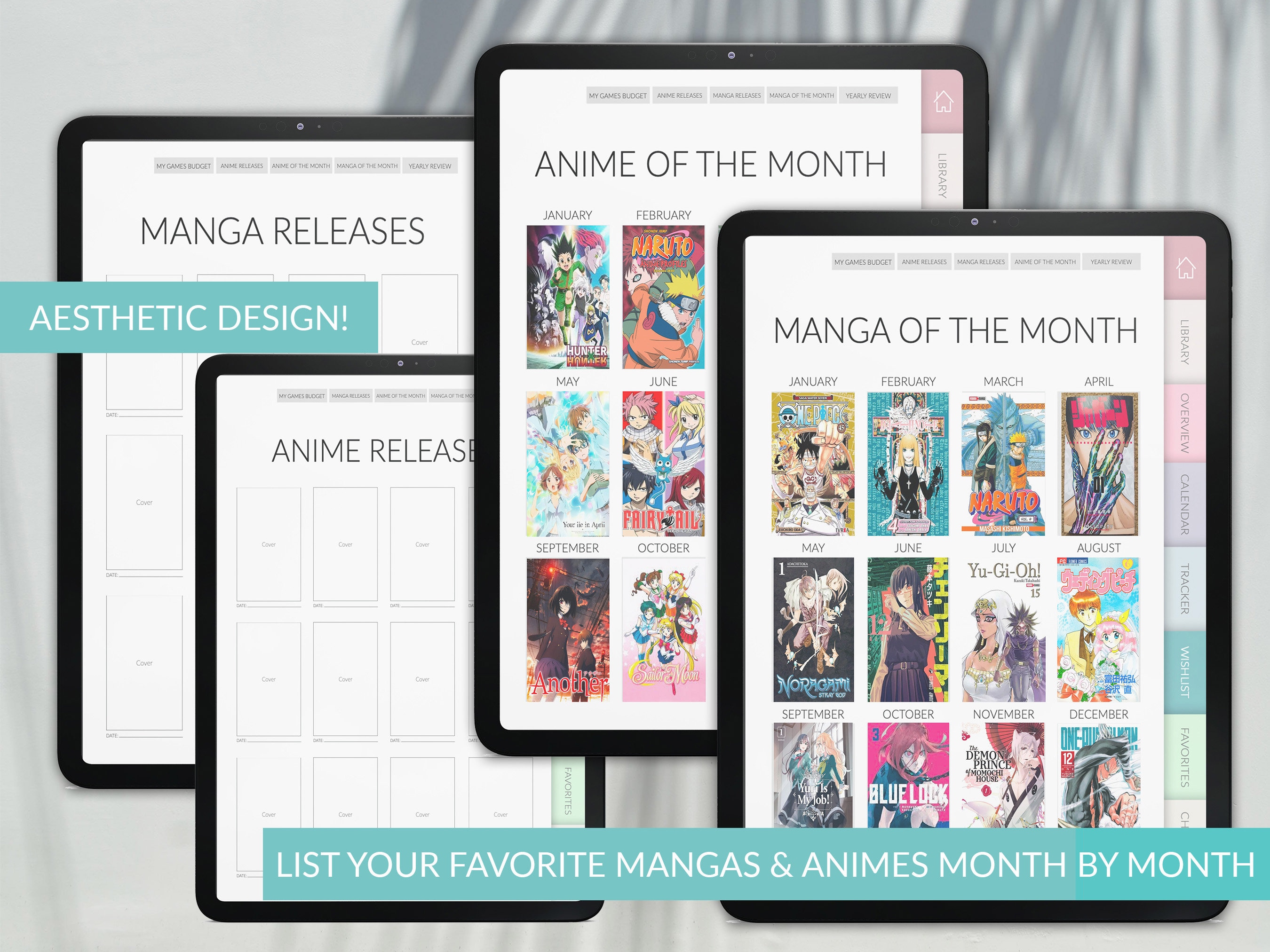 Digital Manga, Anime & Gaming Journal Bundle (PDF) - Etsy