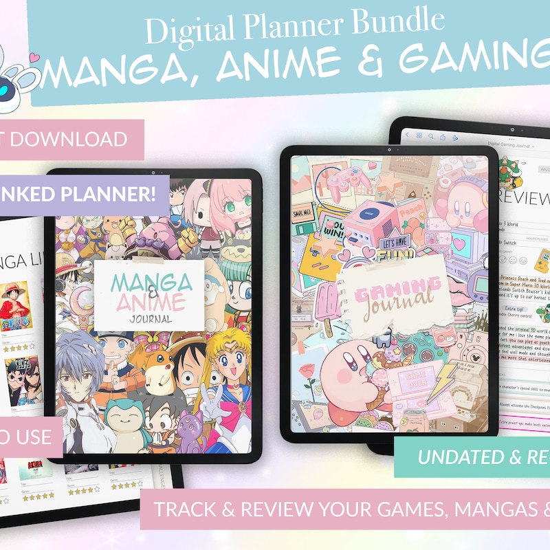 Anime Notebooks - Etsy