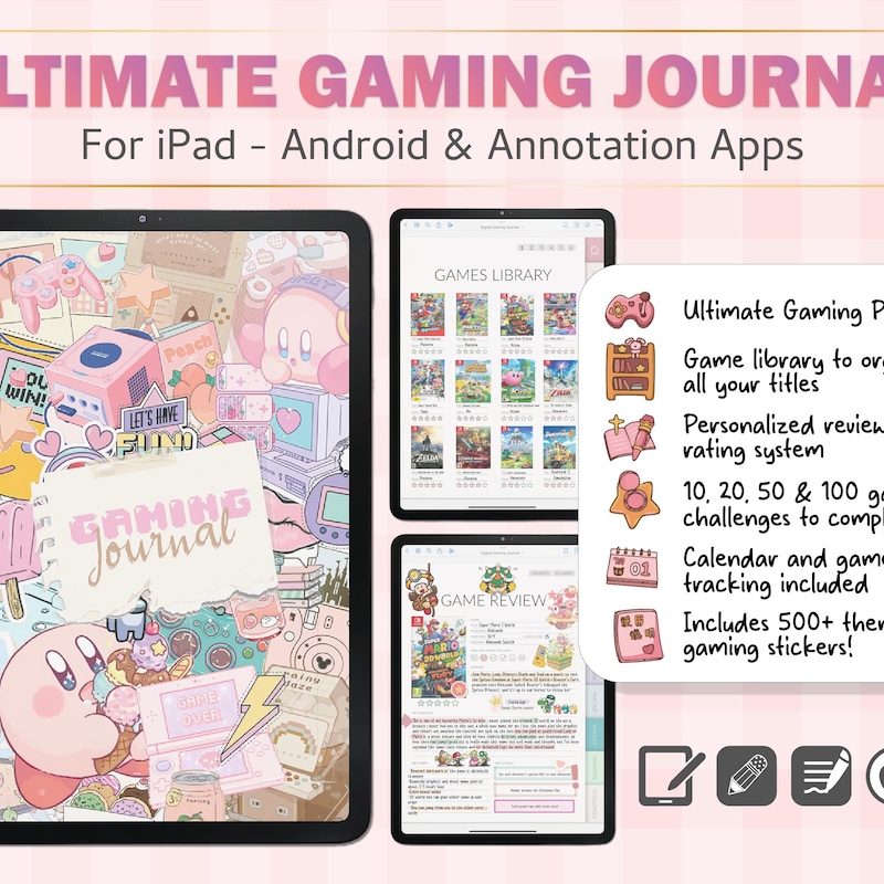 Gaming Kawaii Stickers - Etsy UK