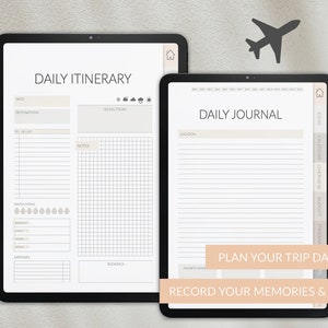Digital Travel Planner Vacation Planner Travel Itinerary Trip Planner ...