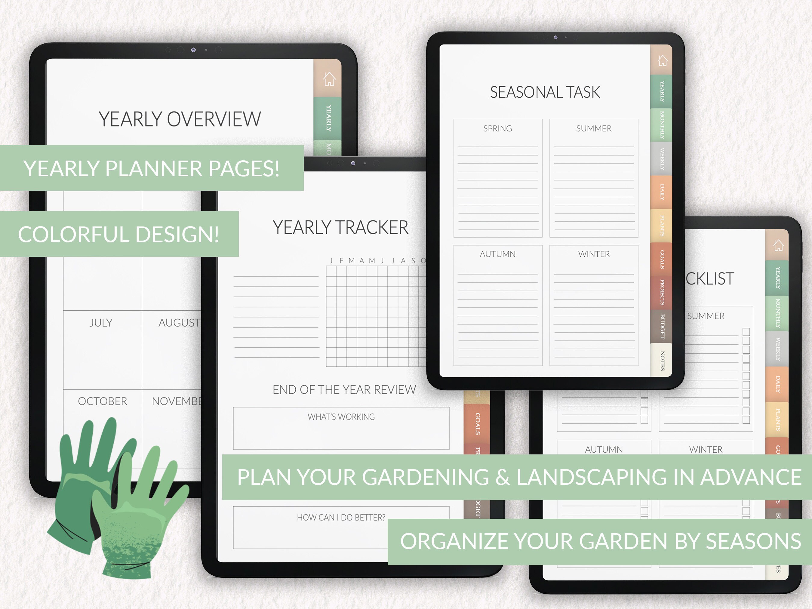 Digital Gardening Planner Landscaping Garden Journal Plant Log ...