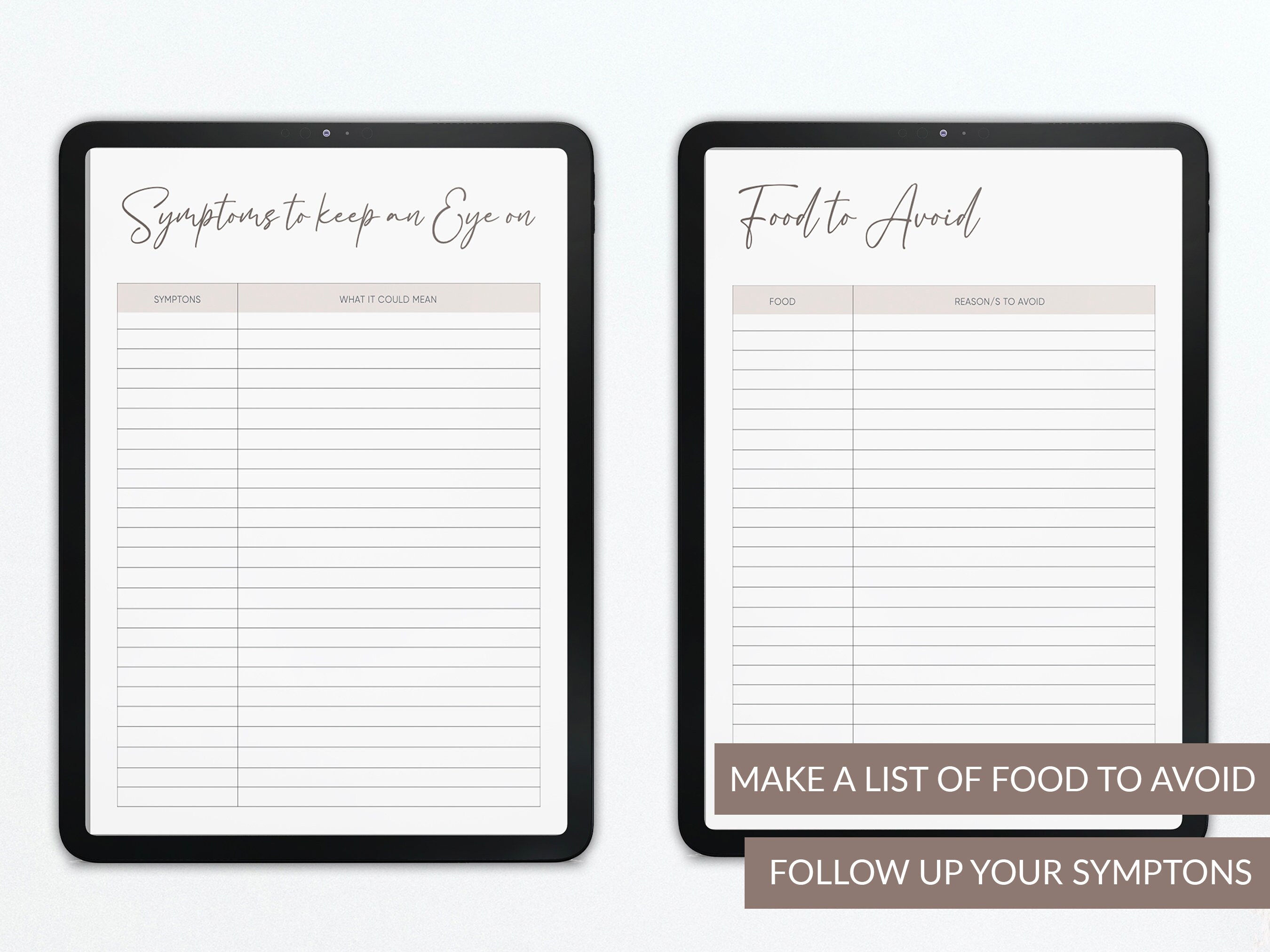 Digital Period & Cycle Journal Wellness Tracker Health - Etsy
