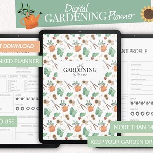 Digital Gardening Planner Landscaping Garden Journal Plant Log ...