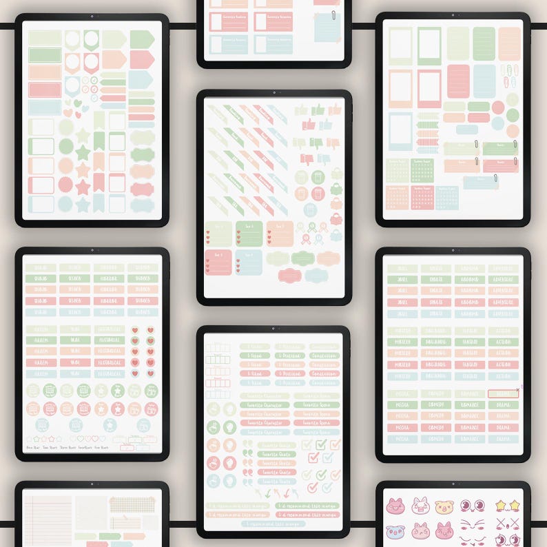 Digital Manga & Anime Journal: Library Tracker, Wishlist (PDF) - Etsy