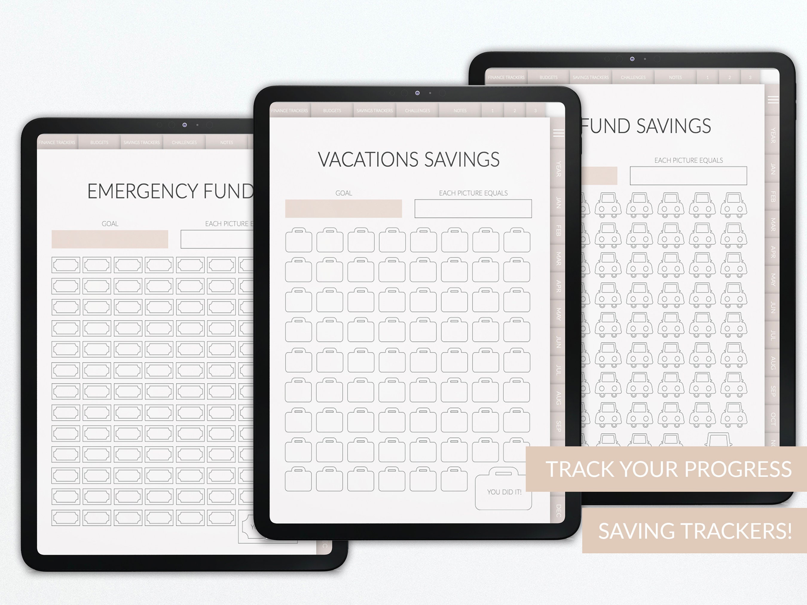 Digital Budget Planner Finance Tracker Budgeting Expense - Etsy