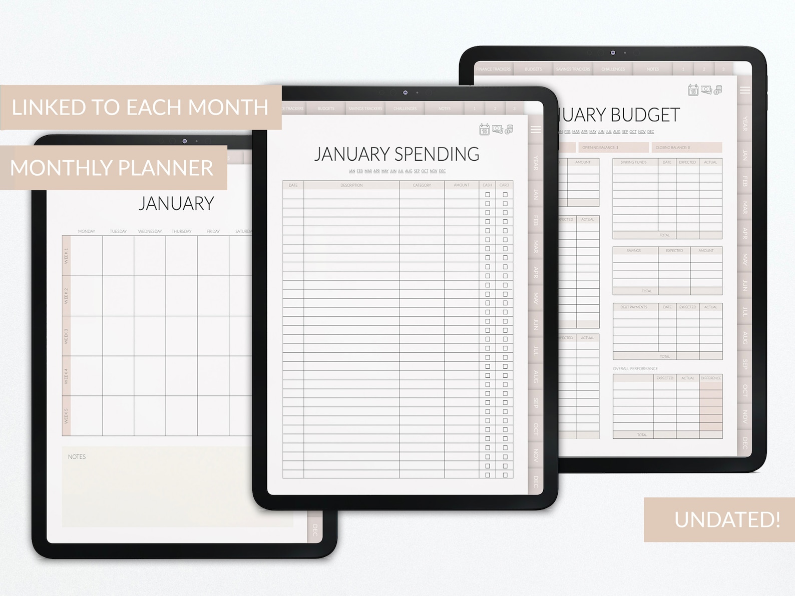 Digital Budget Planner | Finance Tracker | Budgeting | Business Planner ...