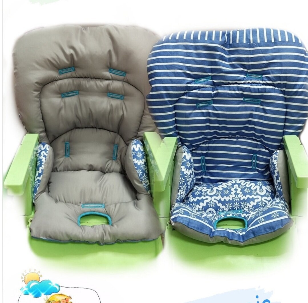 Reversible Seat Cushion Personalized Cover High Chair Cover Chicco ...