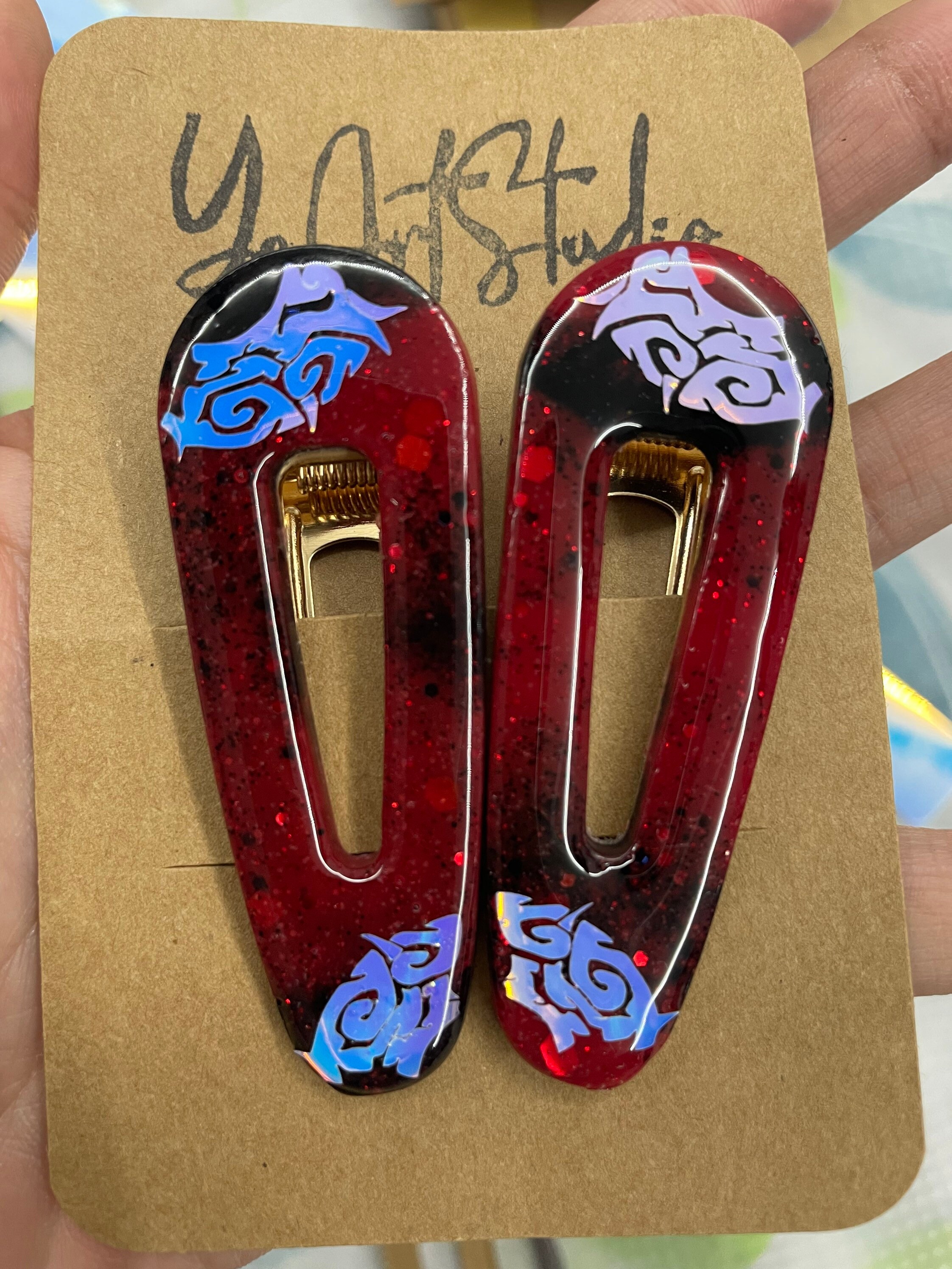 Anime Hairclip - Etsy