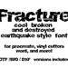 Earthquake Font, Destroyed Font Svg, Fracture Font, Craft Font Alphabet ...