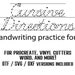 Dotted Cursive Handwriting Practice Font With Directions Dot to Dot ...