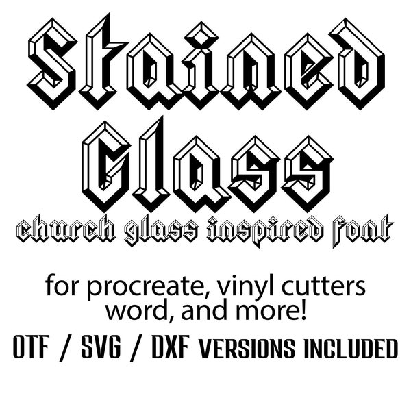 Stained Glass Church Svg - Etsy