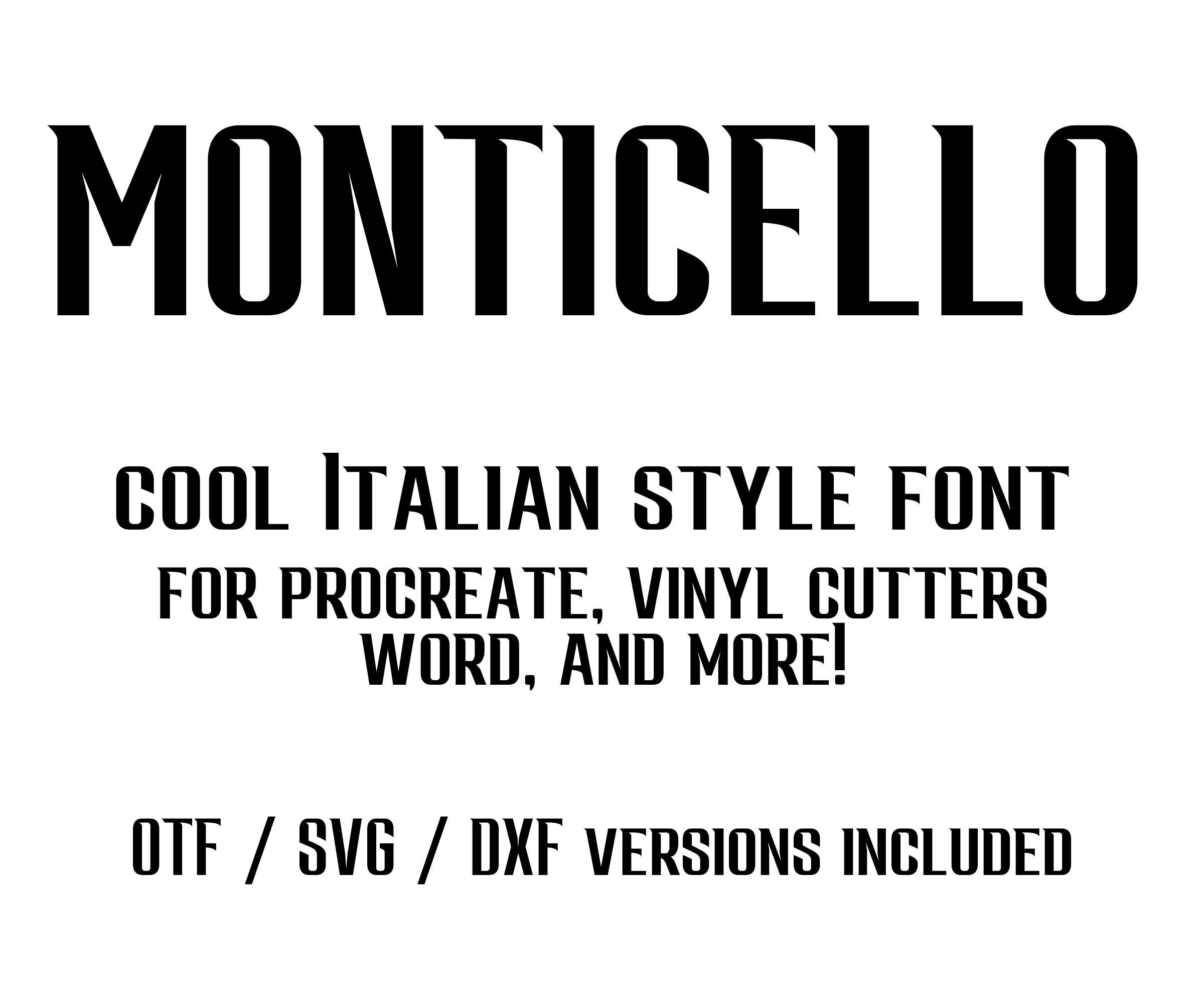 Italian Fonts In Word