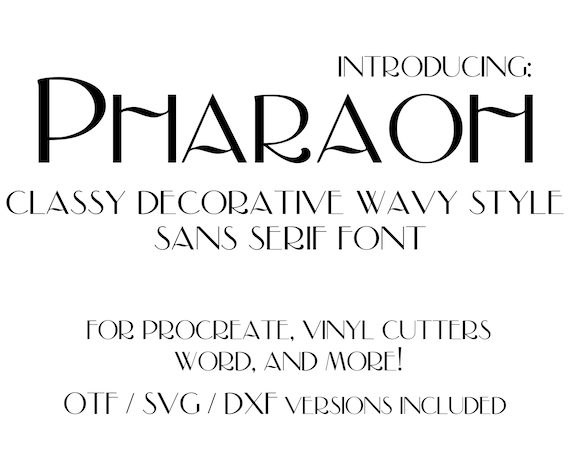 Egyptian Font Calligraphy Font SVG Vintage Handwriting Font | Etsy