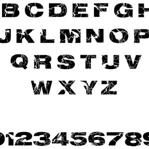 Crackle Font, Destroyed Font Svg, Lightning Font, Craft Font Alphabet ...