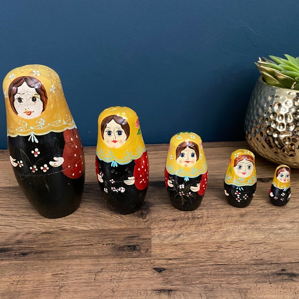 Vintage Nesting Doll - Etsy UK