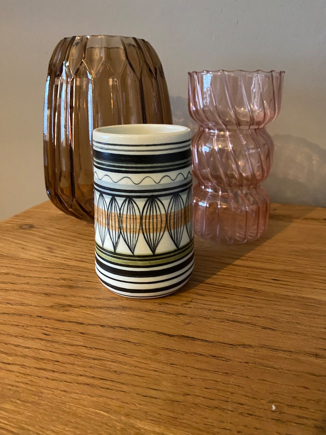 Spanish C Mallorca Felanitx Studio Pottery Vase 386, Vintage Small Vase ...