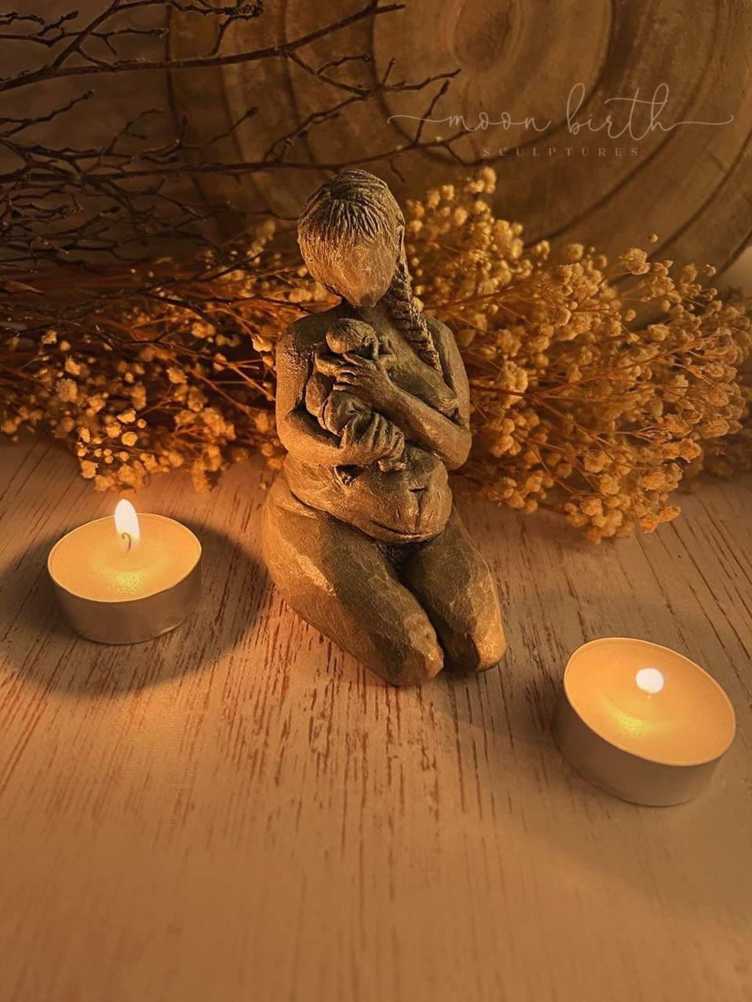 Cesarean Birth Sculpture Statue Midwife Gift Doula Blessingway Newborn ...