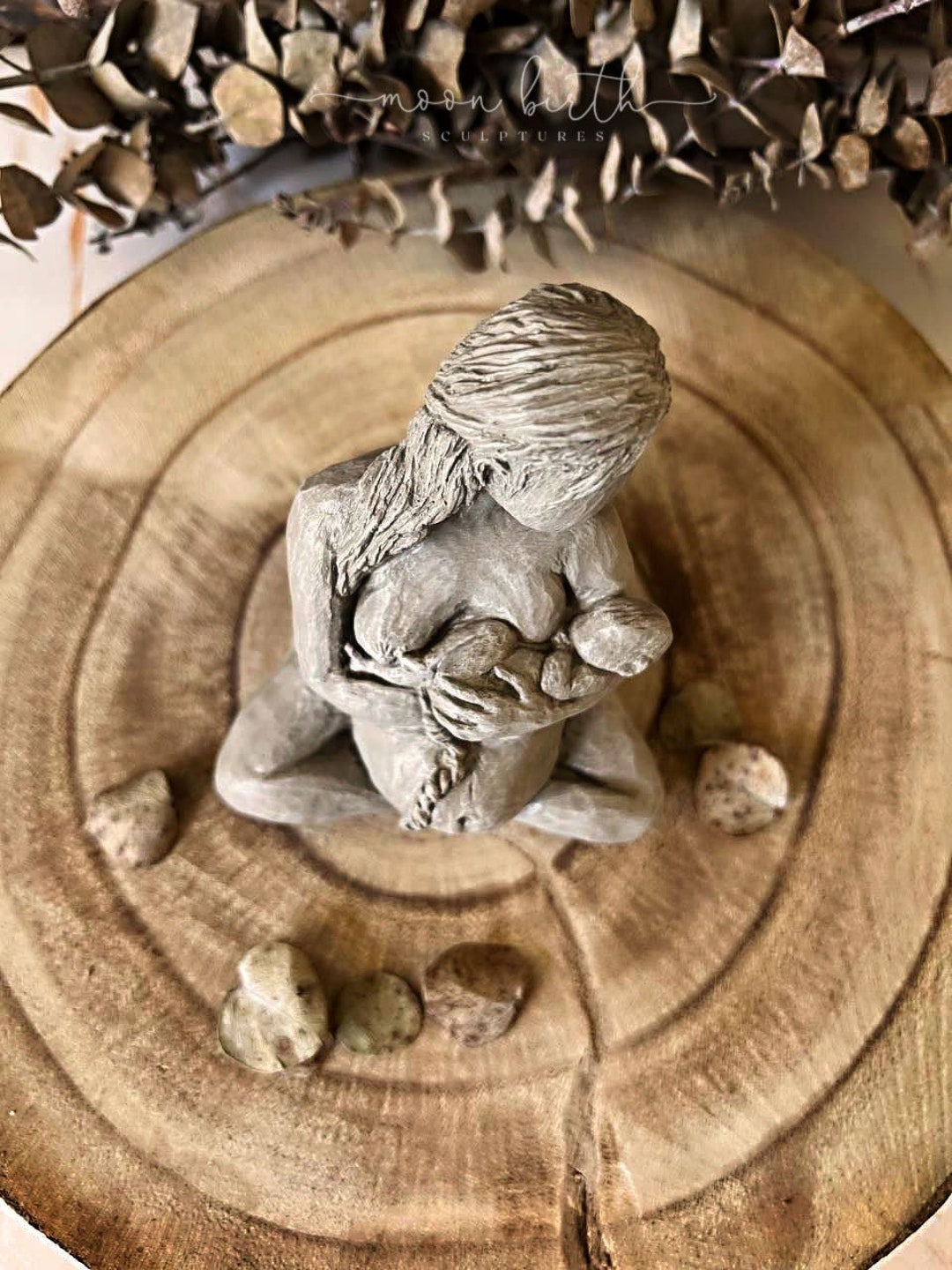 Embrace Sculpture Earthside Statue Midwife Gift Doula Blessingway ...