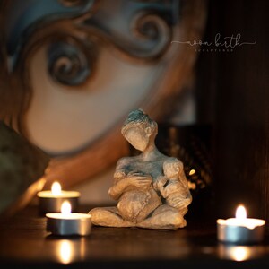 Tandem Feeding Sculpture Statue Midwife Gift Doula Blessingway Birthing ...