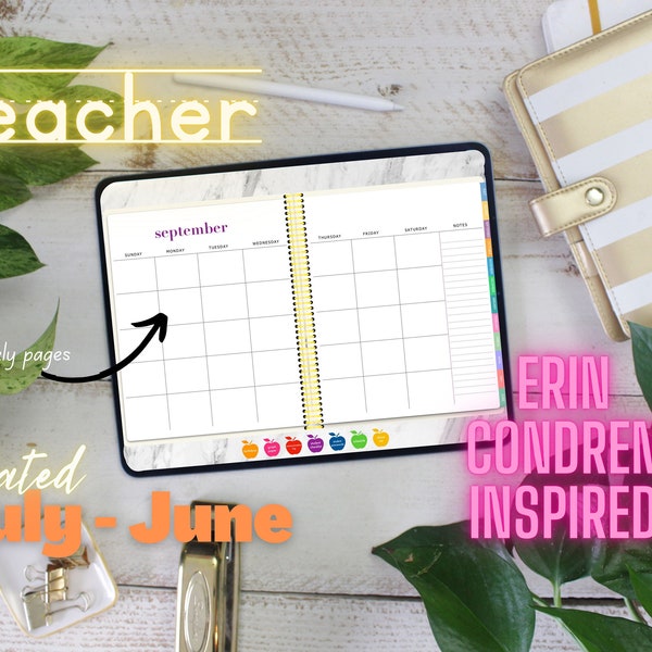 Teacher Planner - Etsy