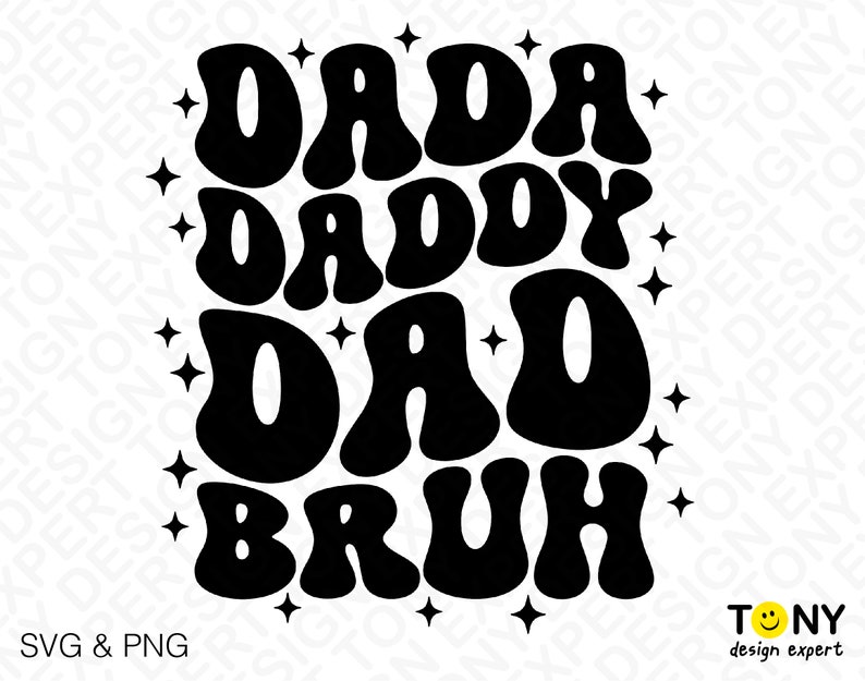 Dada Daddy Dad Bruh Svg, Dad Life Svg, Father's Day Svg, Funny Dad ...