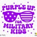 Purple up for Military Kids Svg Png, Military Child Awareness Svg ...