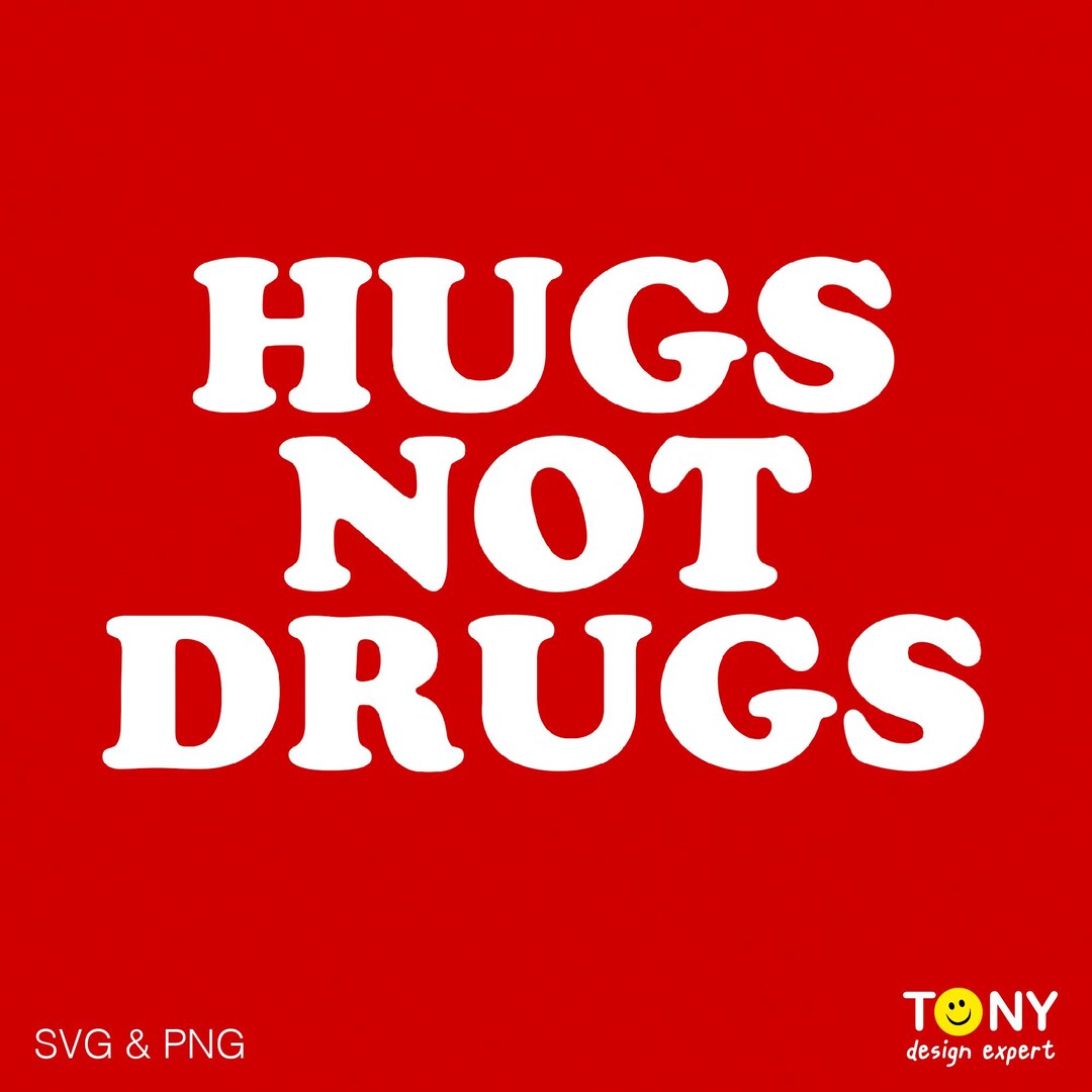Hugs Not Drugs Svg Png, Red Ribbon Week Svg, Say No to Drugs Svg, Drug ...