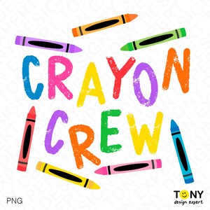 Crayon Crew Png, Funny Colour Crayons Png, School Kid Boys Girls Art ...