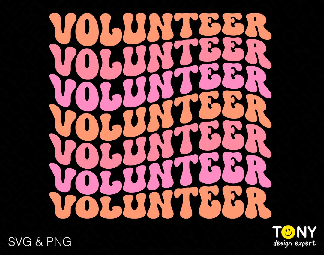Volunteer Svg Png, Volunteer Worker Svg, Volunteer Crew Svg, Trendy ...