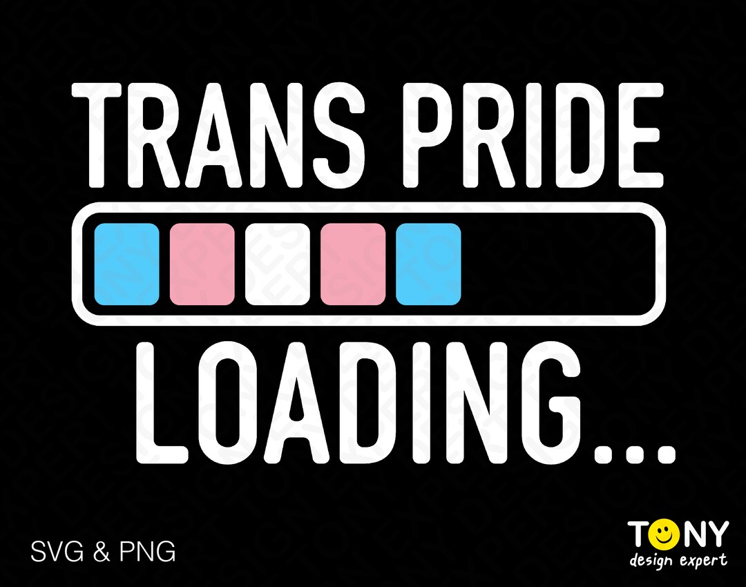 Trans Pride Loading Svg Png, Transgender Pride Svg, Loading Svg, Lgbt ...