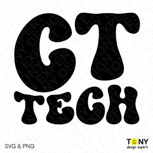 3 Colour CT Tech Svg Png, X-ray Technologist Svg, X-ray Tech Svg, Gifts ...